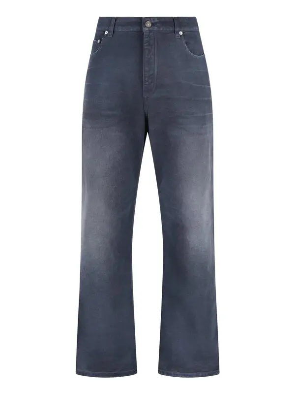 Balenciaga Denim Cotton Jeans - Blue