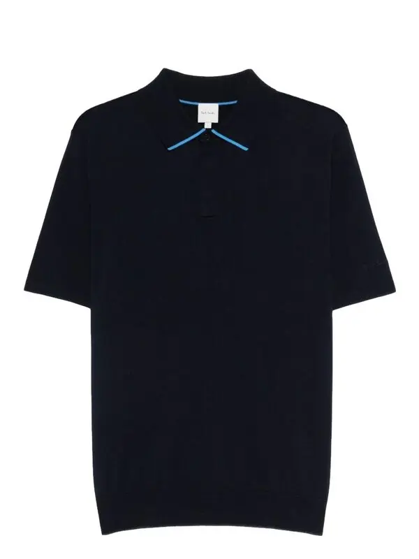 Paul Smith Cotton Polo Shirt - Blue