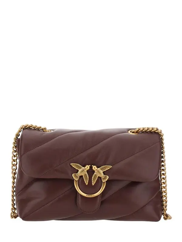 Pinko Love Classic Puff Shoulder Bag - Red