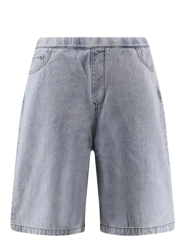ENTIRE STUDIOS Denim Bermuda Shorts - Blue