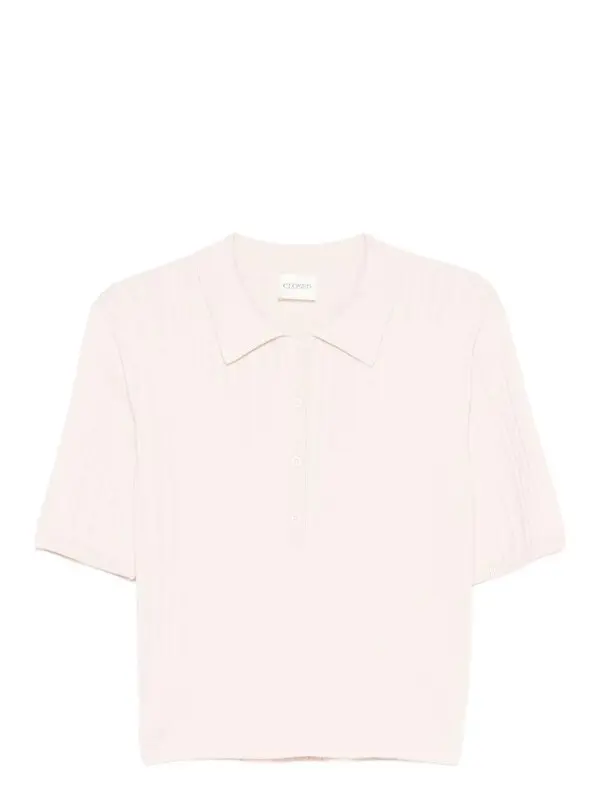 Closed Cotton Polo Shirt - Pink