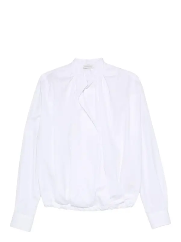 Dries Van Noten Cenver Cotton Shirt - White
