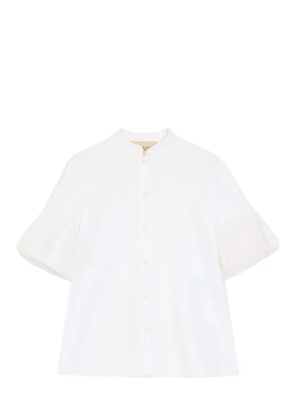 Valentino Garavani Embroidered Cotton Shirt - White