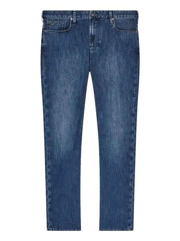 Emporio Armani Denim Cotton Jeans - Sky Blue