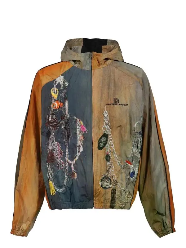 DOUBLET Hooded Lightweight Jacket - Neutrals
