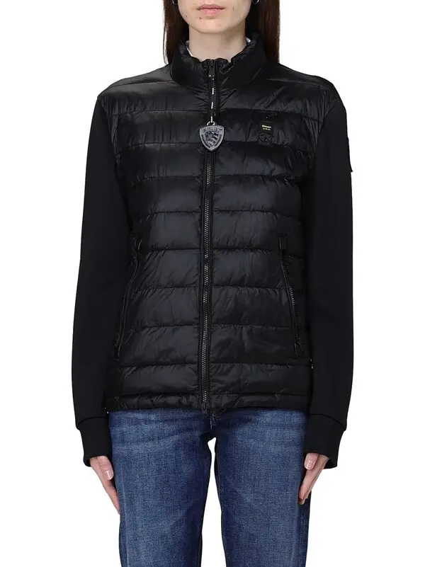 BLAUER. Padded Down Jacket With Zip Closure - Black