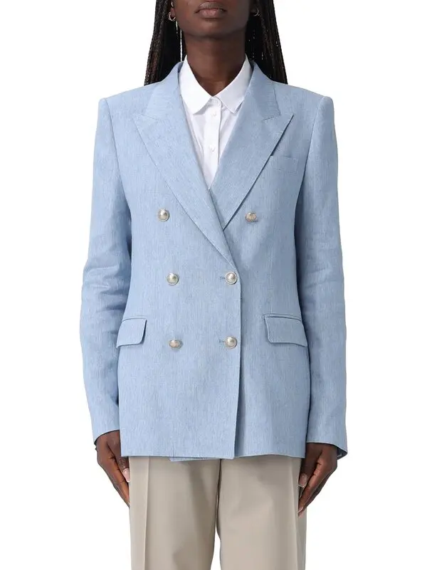 Tagliatore Double-breasted Blazer - Gnawed Blue