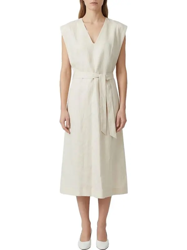 Incotex Midi Dress - White