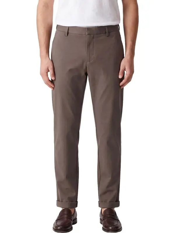 DONDUP Stretch Jersey Chino Trousers - Brown