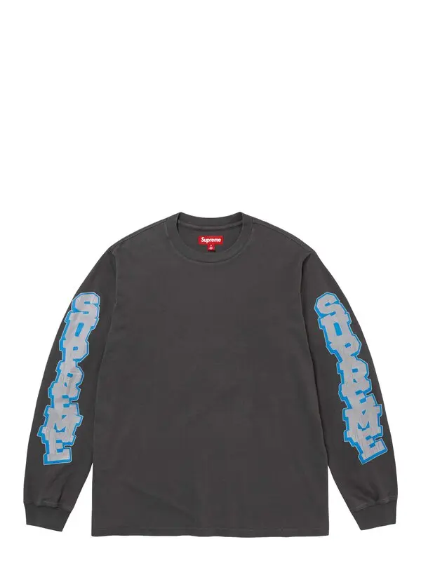 Supreme Cracked Sleeve Long-sleeve Top - Black