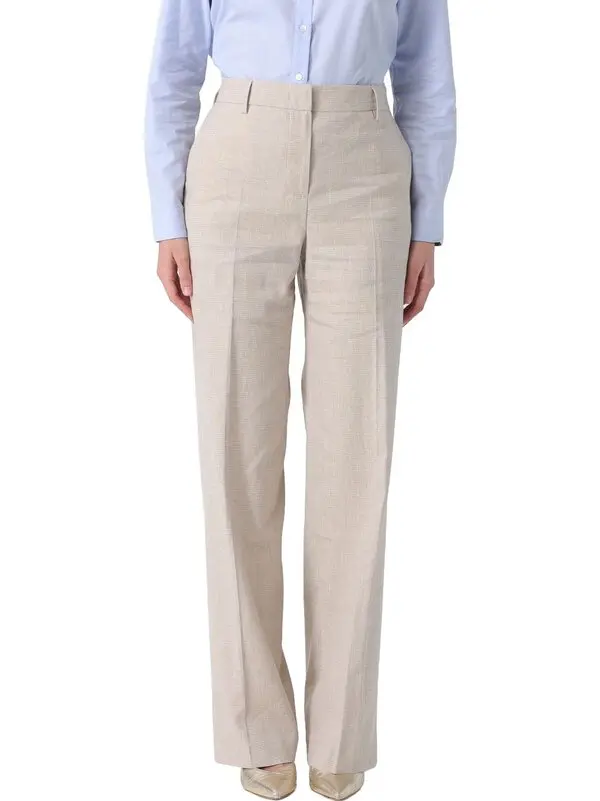 PT TORINO Wide Leg Trousers - Beige