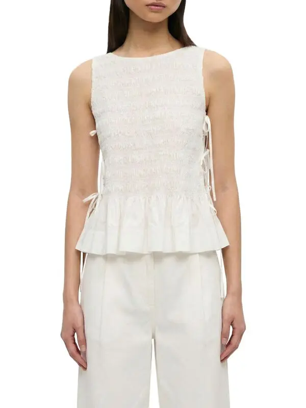 GANNI Top - White