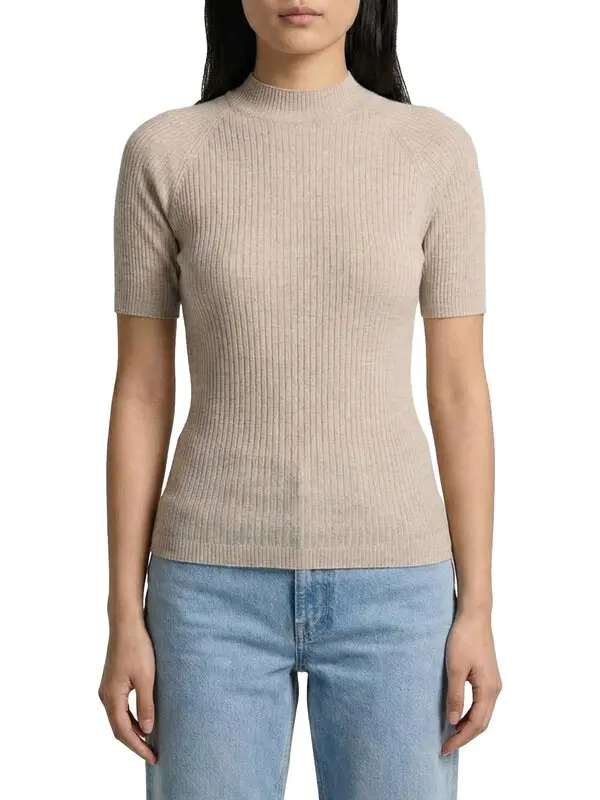 SA SU PHI Cashmere And Silk Knit Top - Beige