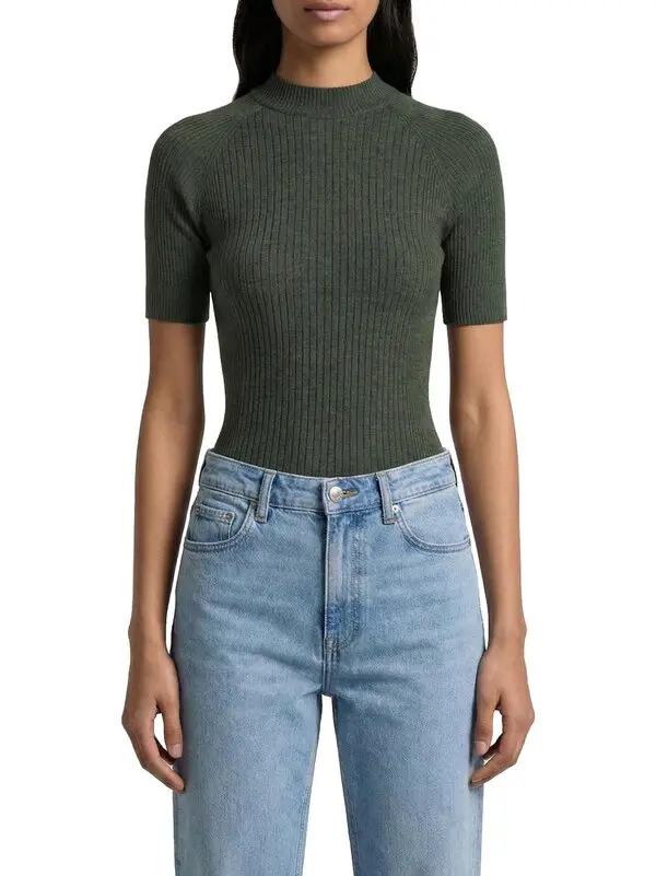 SA SU PHI Cashmere And Silk Knit Top - Green