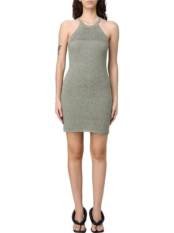 Armani Exchange Sleeveless Dress - Kaki