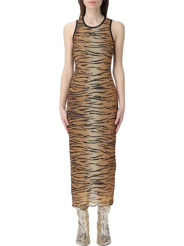 Moschino Printed Dress - Brown