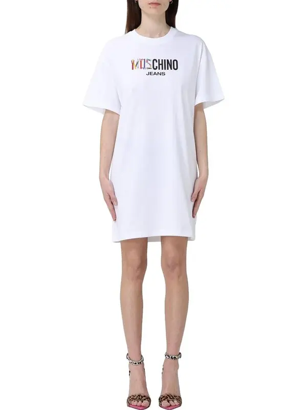 Moschino T-shirt Dress - White