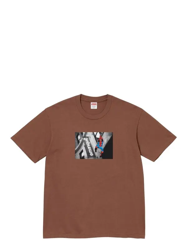 Supreme X Spider-man Tee - Brown