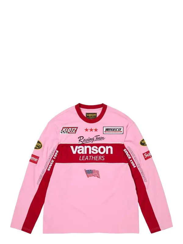 Supreme X Vanson Leathers Long-sleeve Top - Pink