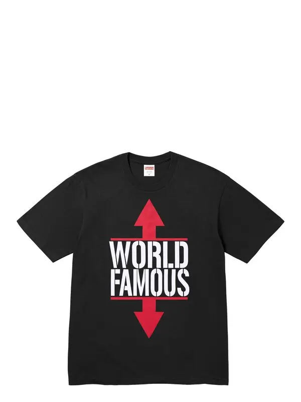 Supreme World Famous Tee - Black