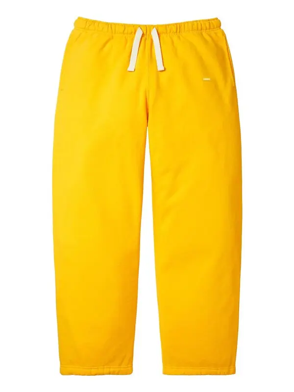 Supreme Small Box Drawstring Sweatpants - Yellow