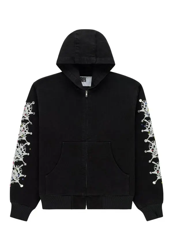 SP5DER Webstone Denim Jacket - Black