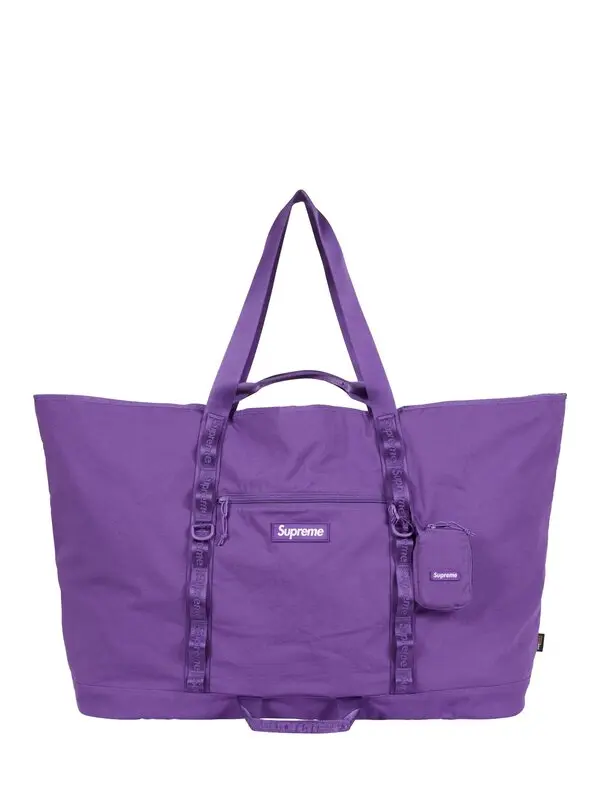 Supreme X-large Tote Bag With Utility Pouch - Purple
