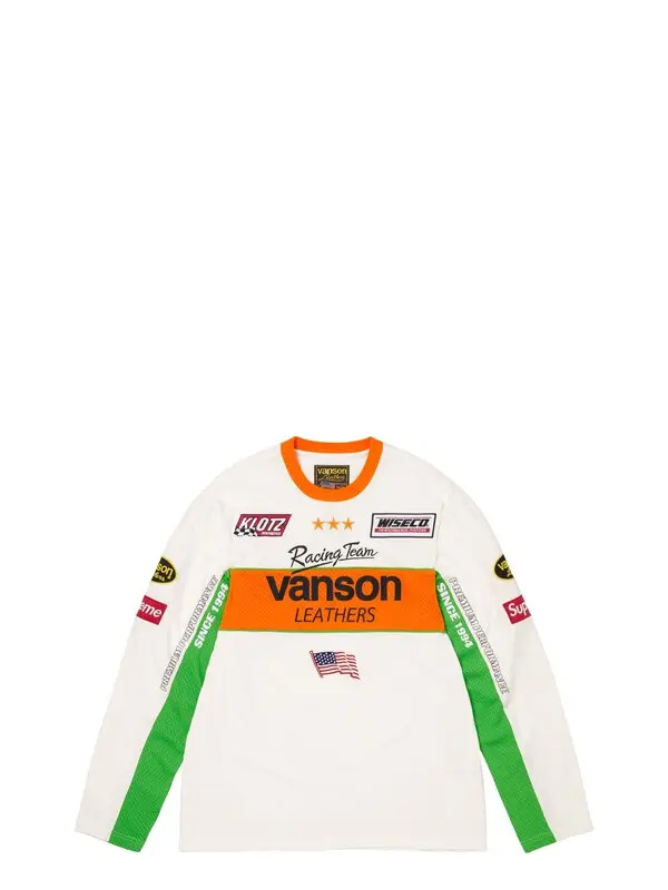 Supreme X Vanson Leathers Long-sleeve Top - White