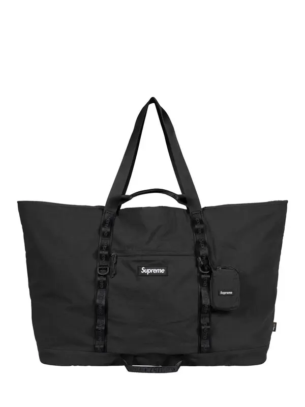 Supreme X-large Tote Bag With Utility Pouch - Black