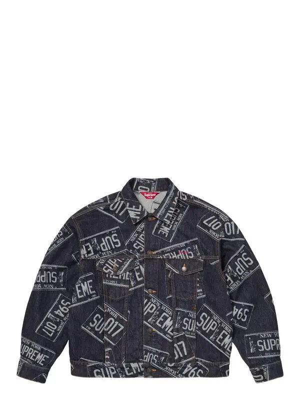 Supreme Denim Trucker Jacket - Black