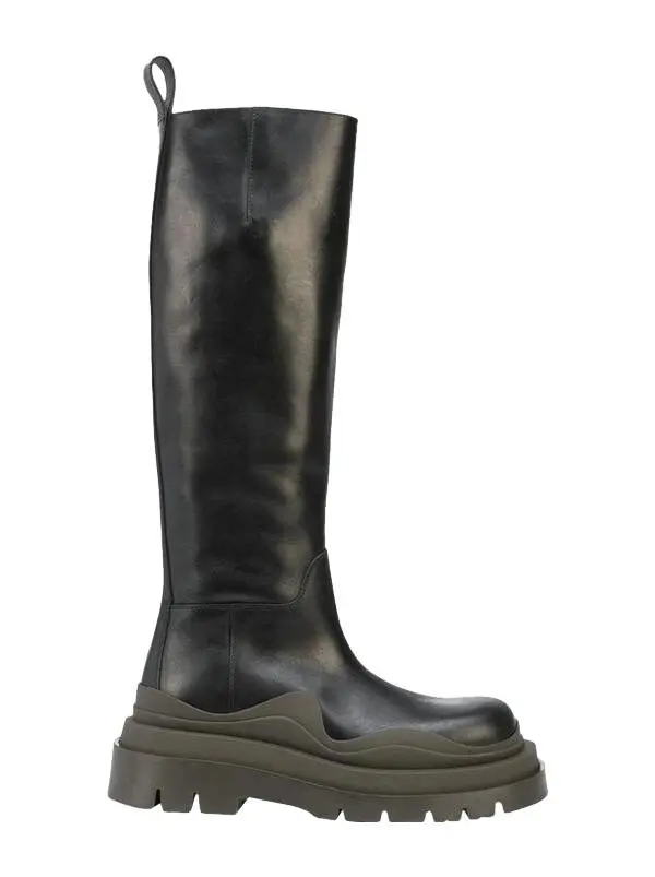 Bottega Veneta Tire Knee High Boots - Black