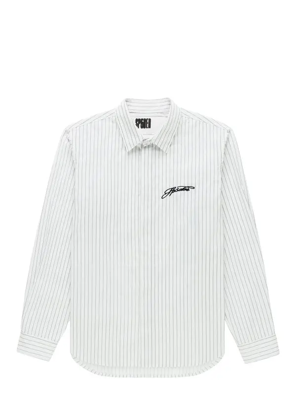 SP5DER R-05 Oxford Button Down Shirt - White