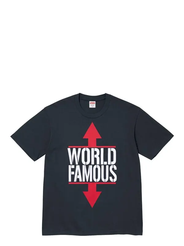 Supreme World Famous Tee - Blue