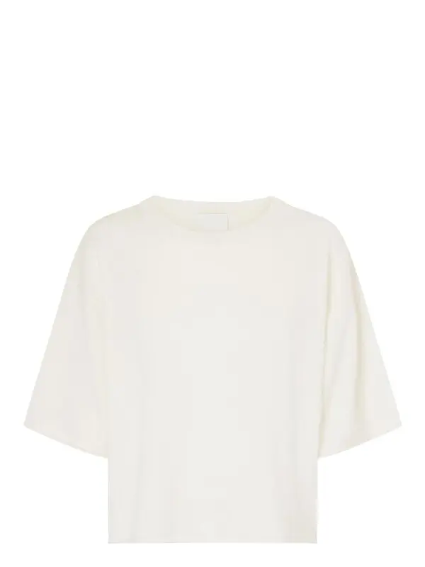 ALLUDE Cashmere Sweater With Draped Sleeves - Neutrals