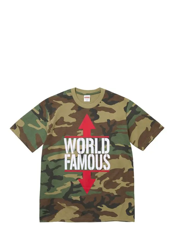 Supreme World Famous Tee - Brown