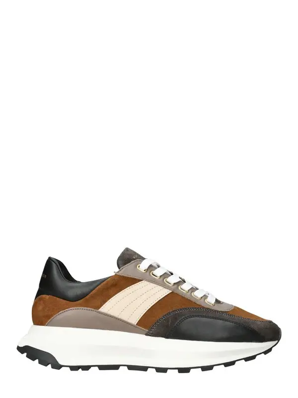 Kurt Geiger Leather Gaspar Sneakers - Brown