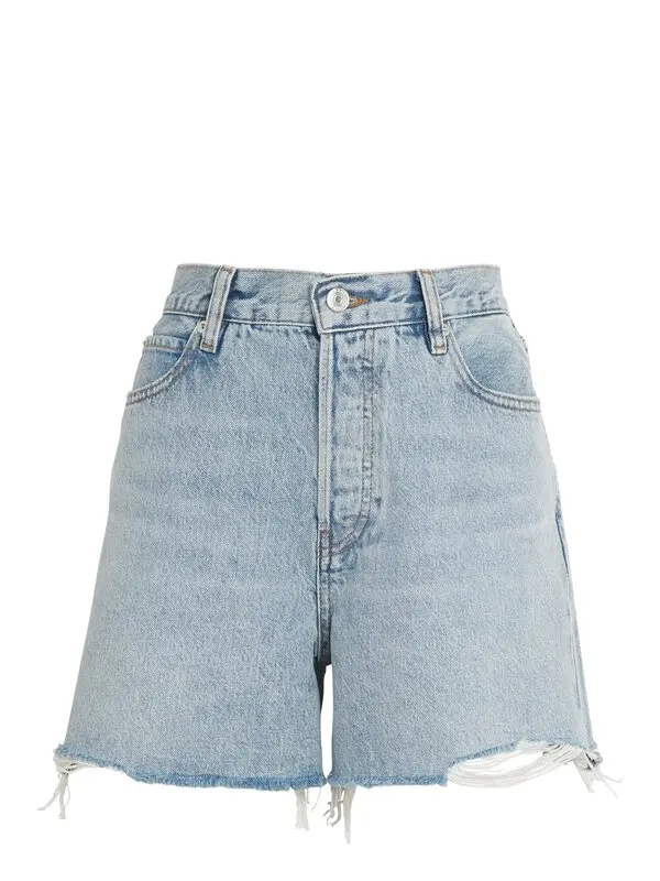 FRAME The Everyday Denim Shorts - Blue