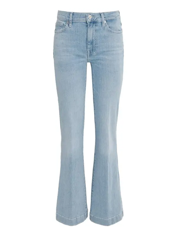 7 For All Mankind Dojo Flared Jeans - Blue