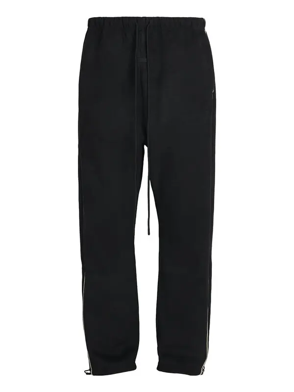Fear Of God Faux Suede Relaxed Sweatpants - Black
