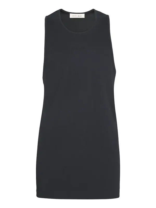 Fear Of God Stretch-cotton Logo Tank Top - Black