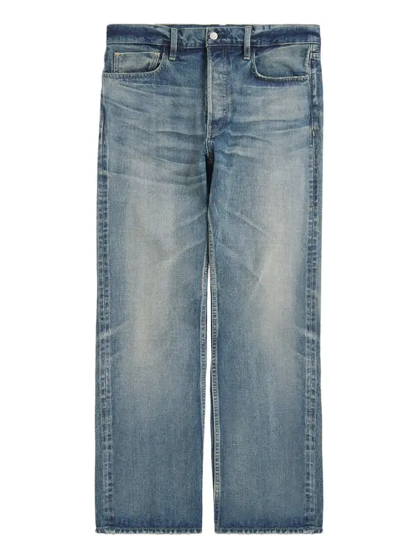 Fear Of God Faded Straight Jeans - Blue