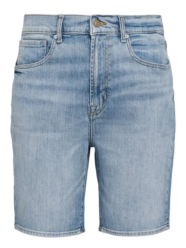 7 For All Mankind Heirloom Jean Shorts - Blue