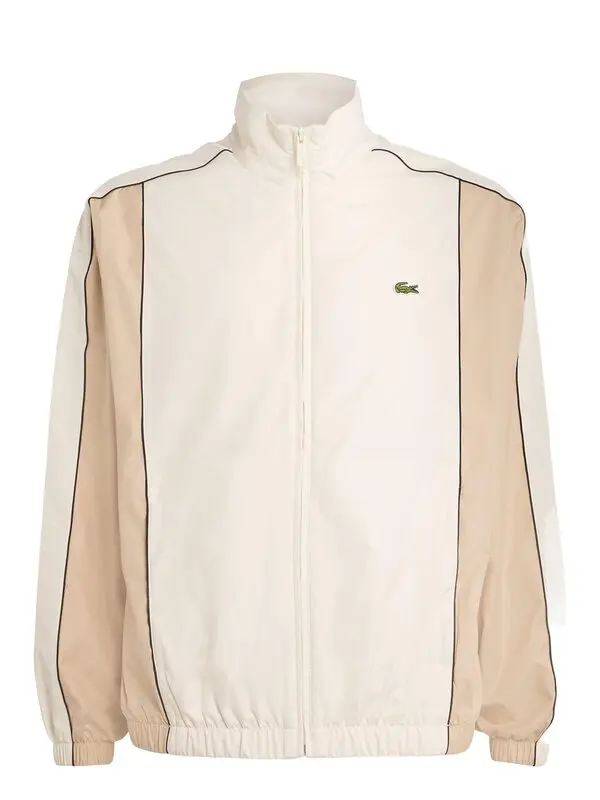 Lacoste Taffeta Water-repellent Track Jacket - Beige