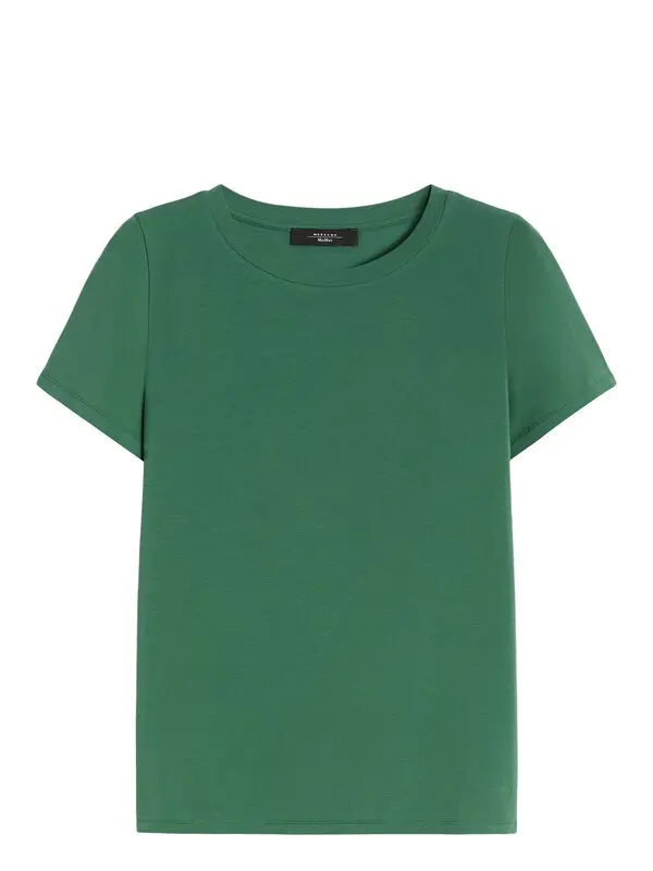 Max Mara Stretch-cotton T-shirt - Green