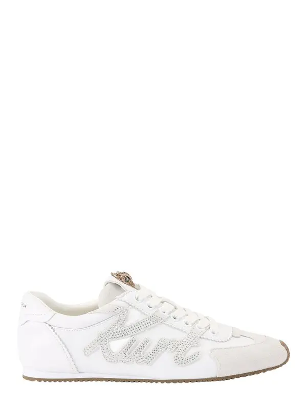 Kurt Geiger Embellished Islington Sneakers - White