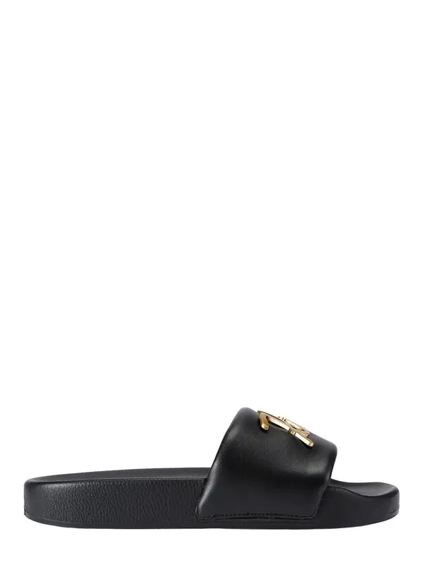 Kurt Geiger Meena Logo Slides - Black