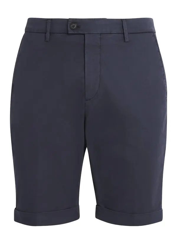 Corneliani Bermuda Chino Shorts - Navy