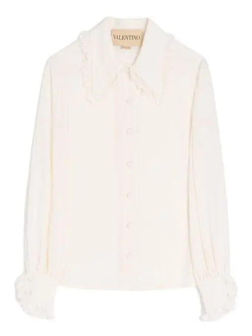 Valentino Garavani Crepe De Chine Shirt - Ivory