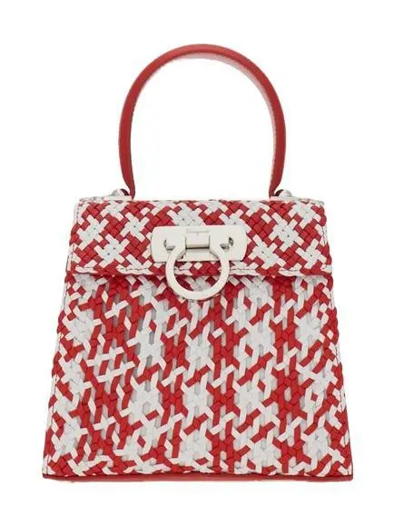 FERRAGAMO Iconic Top Handle Bag - Red