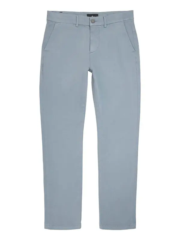 7 For All Mankind Luxe Performance Regular Slimmy Straight Chinos - Blue